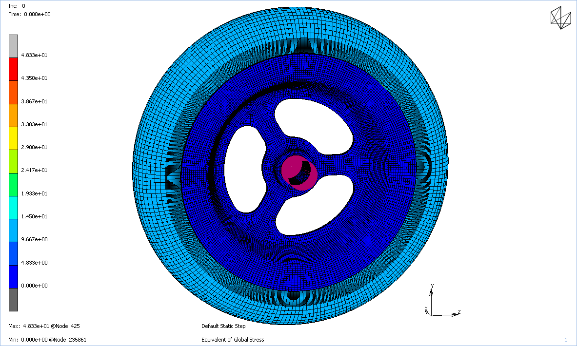 FEA Simulation: How to Reduce Simulation Time of Automotive Wheel Mode